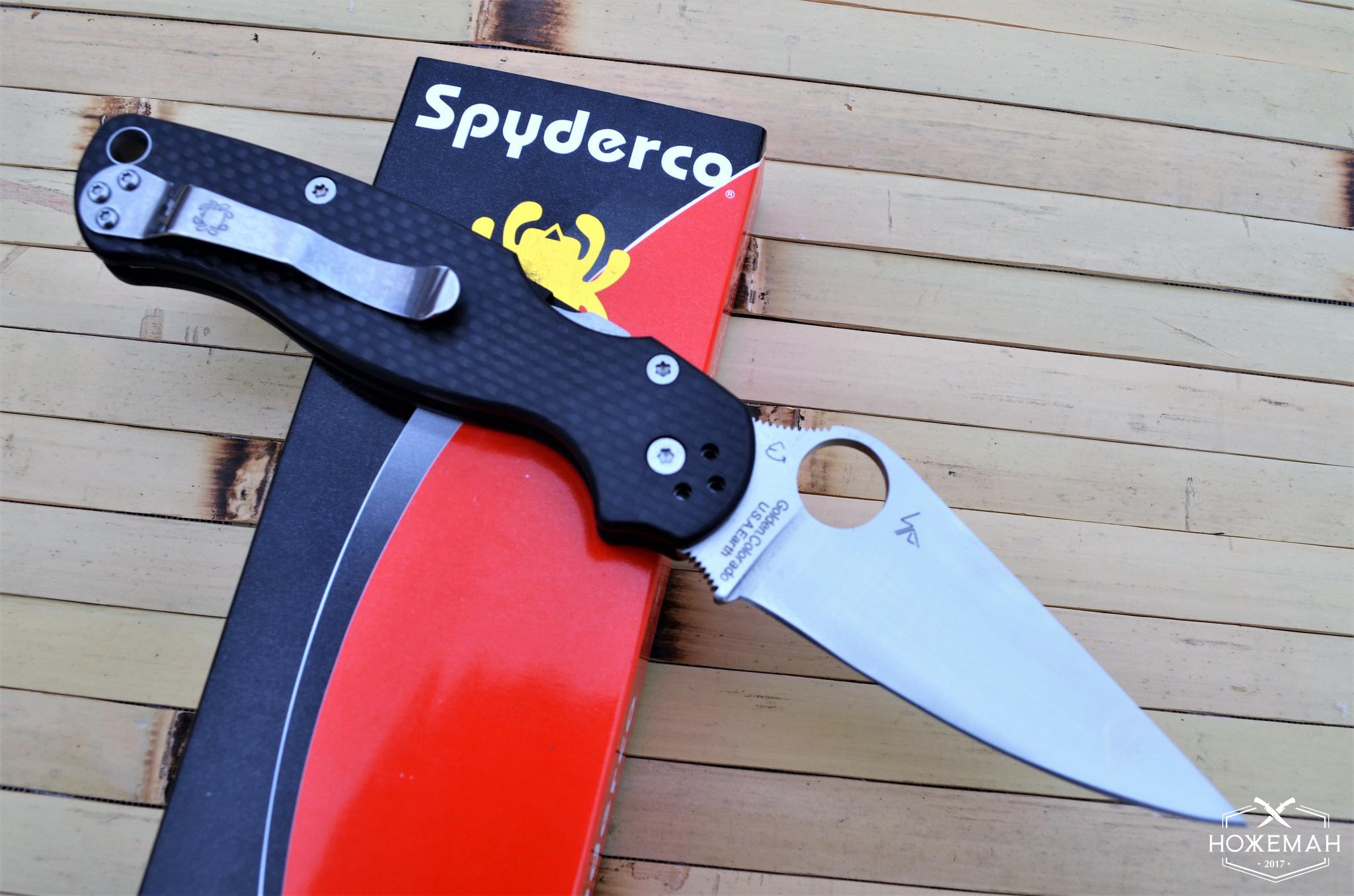 Купить Складной нож Spyderco Para-Military 2 C81 carbone в Украине ...