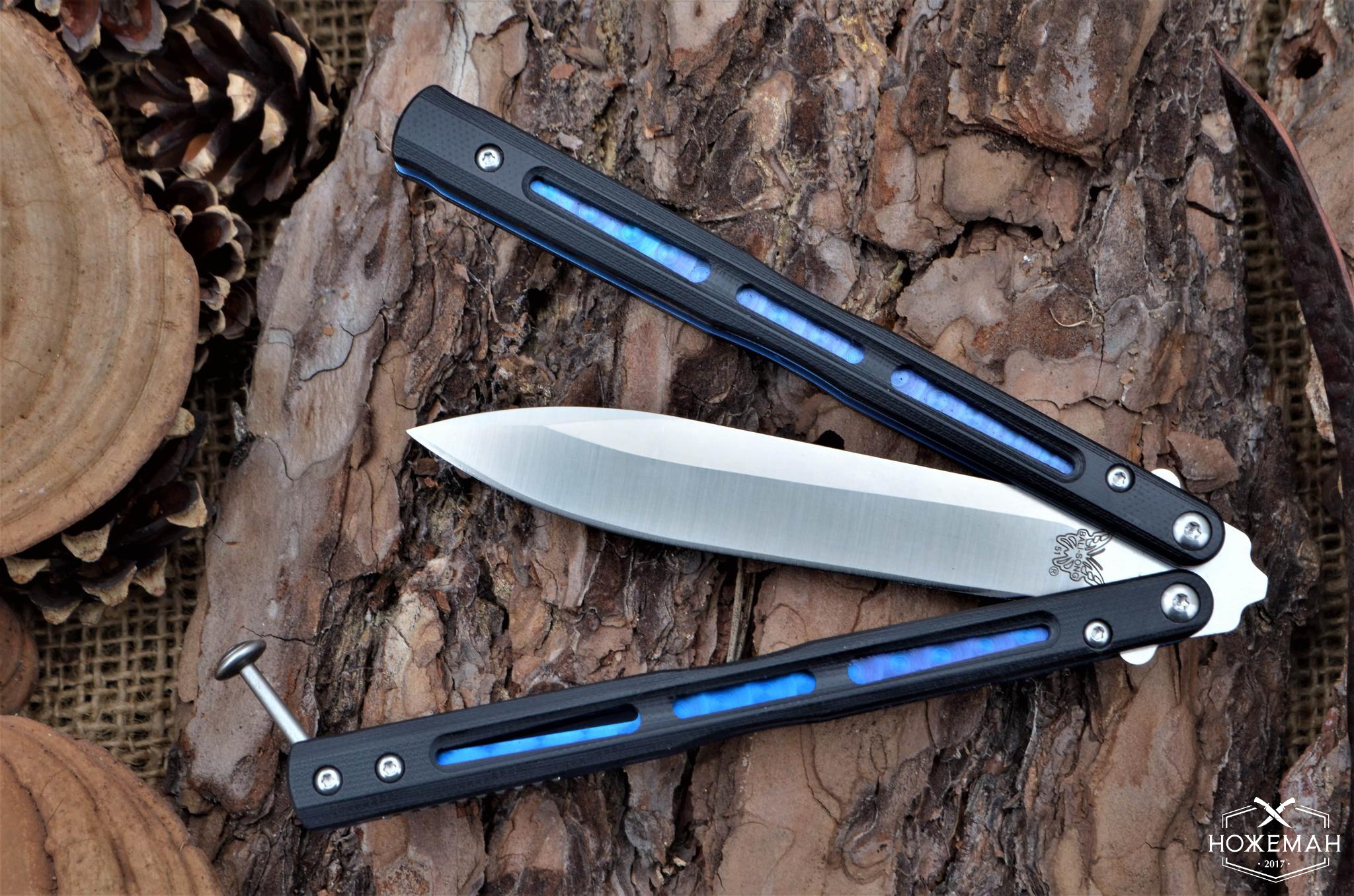 Benchmade 51 Balisong Morpho реплика купить | Магазин ножей Nozheman Club