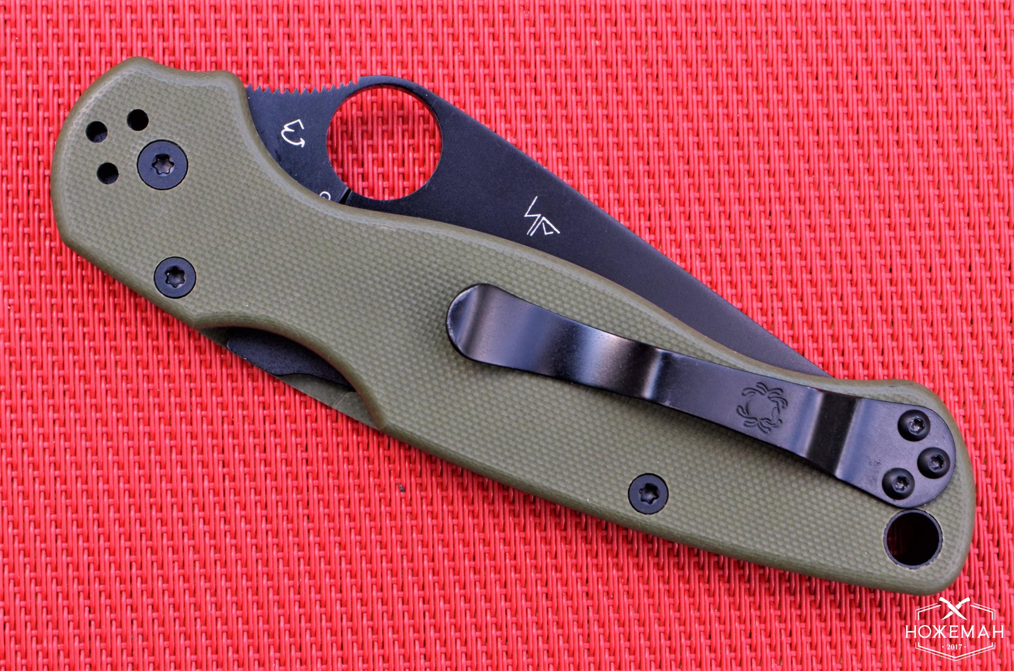 Нож складной Spyderco Para-Military 2 C81 олива купить в Украине, Киеве ...