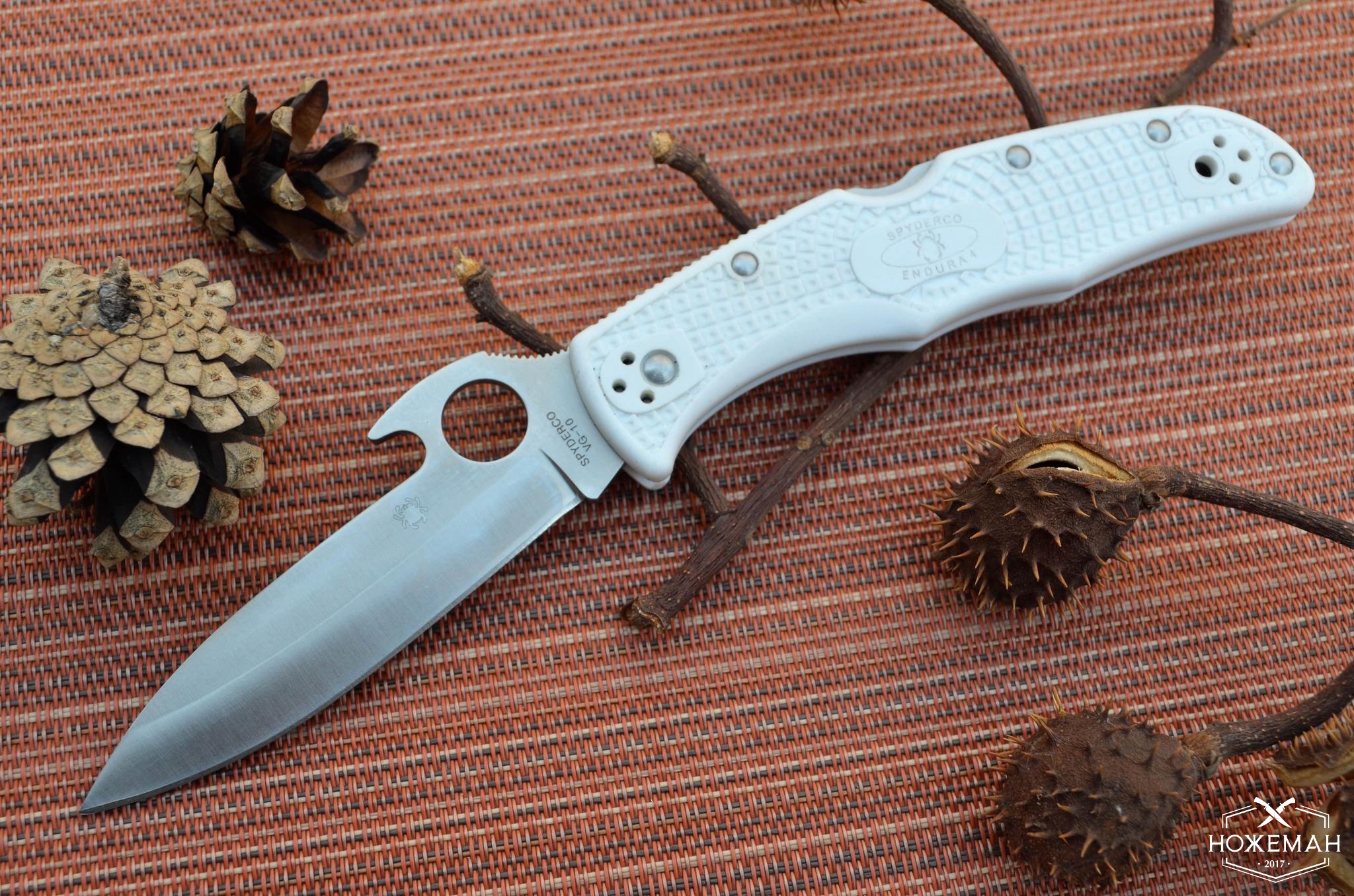 Нож Spyderco Endura 4 Emerson Wave C10 white купить - реплики Spyderco