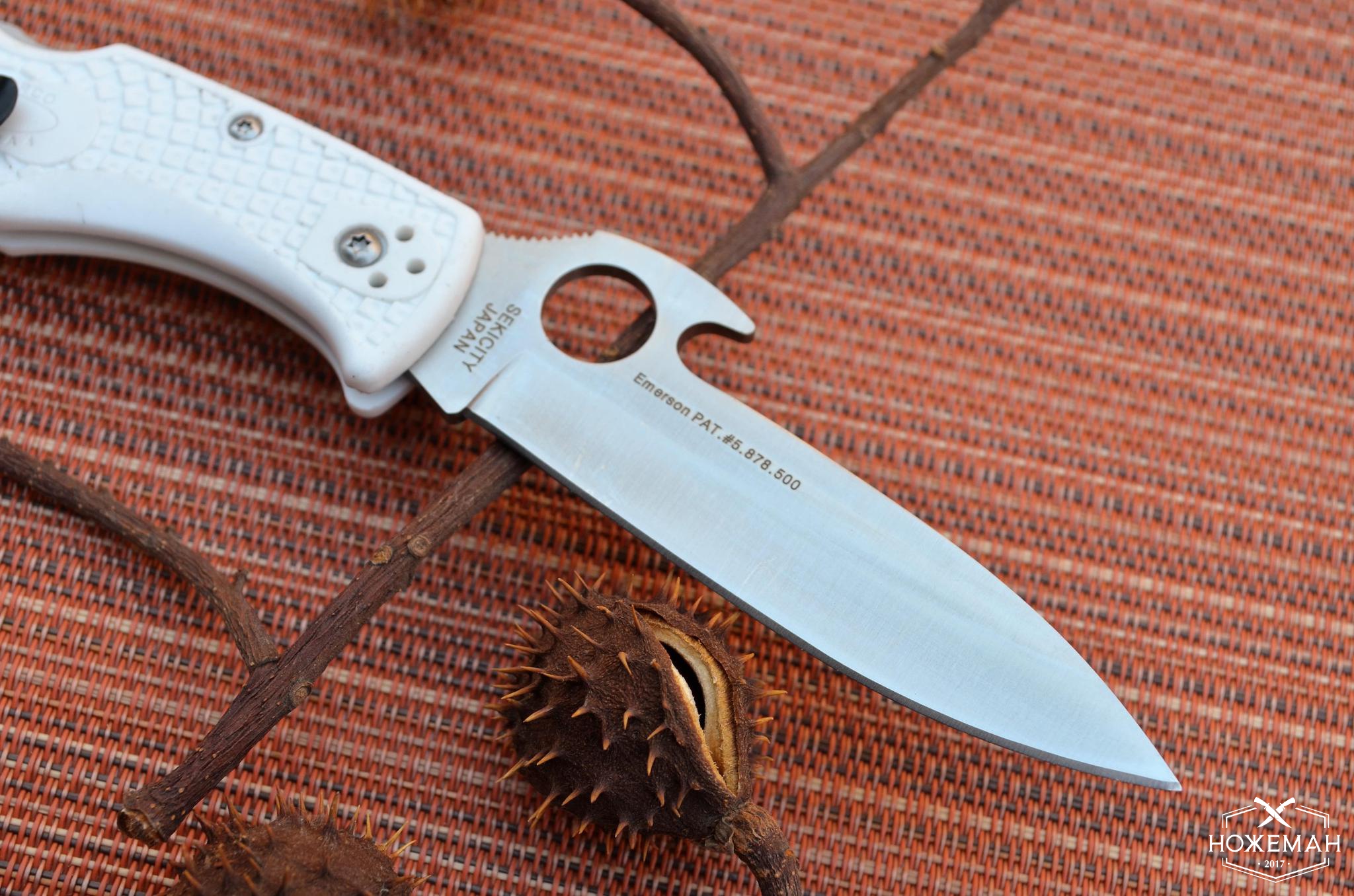 Нож Spyderco Endura 4 Emerson Wave C10 white купить - реплики Spyderco