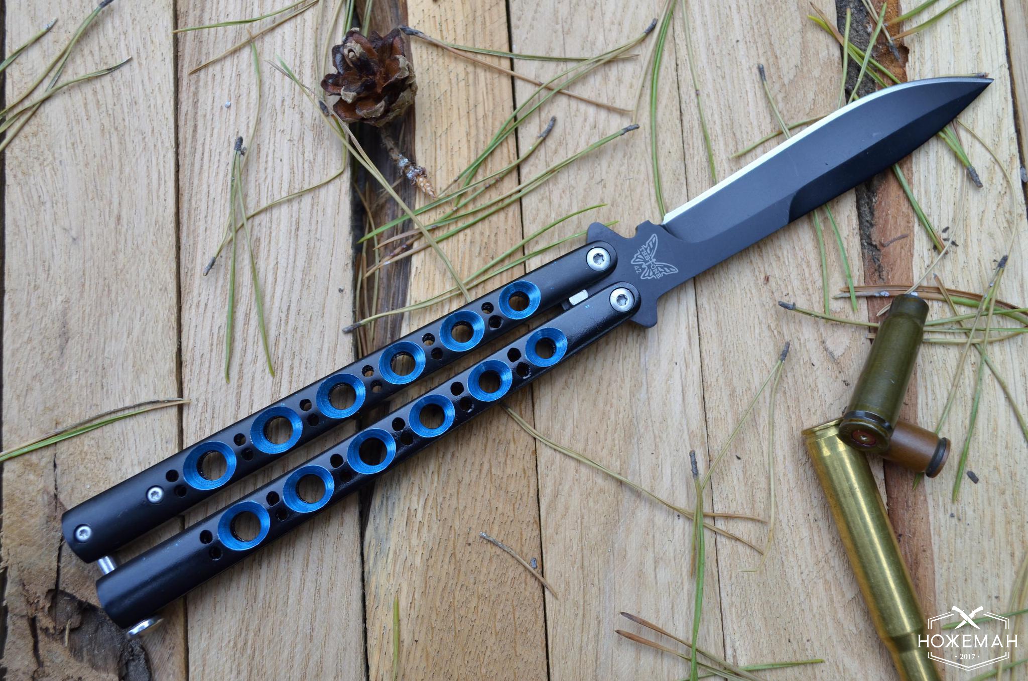Нож бабочка The One BM42 all black — Купить Benchmade BM42 в Киеве ...