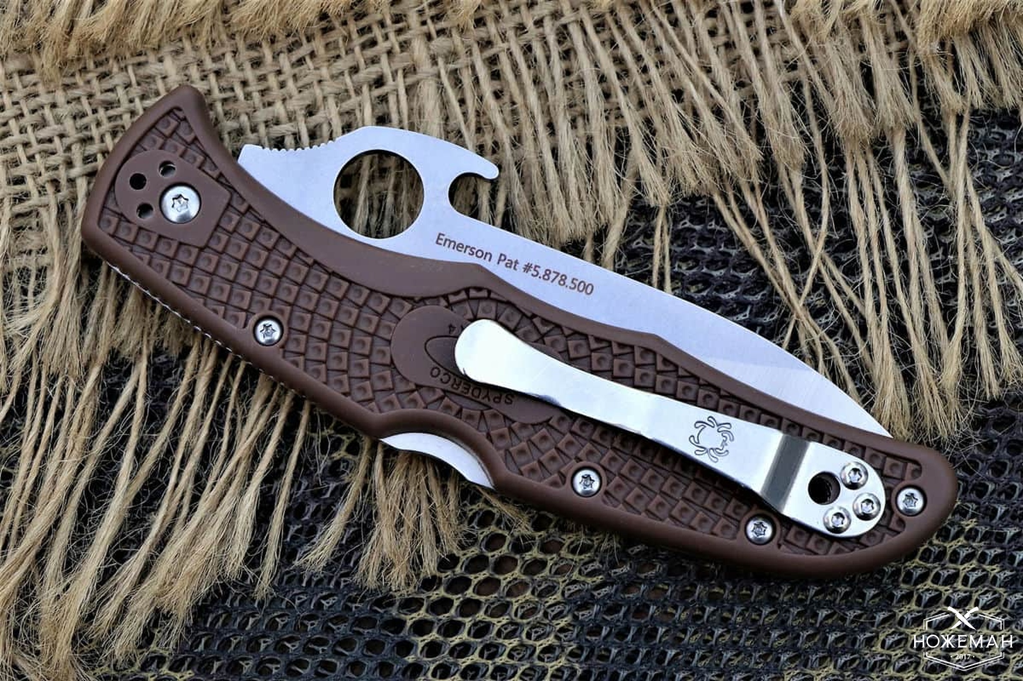 Складной нож Spyderco Endura 4 Emerson Wave C10 brown купить в Украине ...