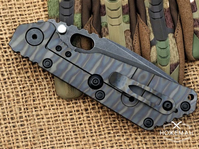 Нож Strider SMF Tiger Stripe реплика купить в Украине, Киеве, Харькове.