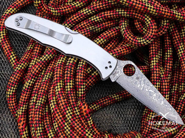 Нож Spyderco Endura 4 C10 Steel Damascus реплика купить в Украине ...