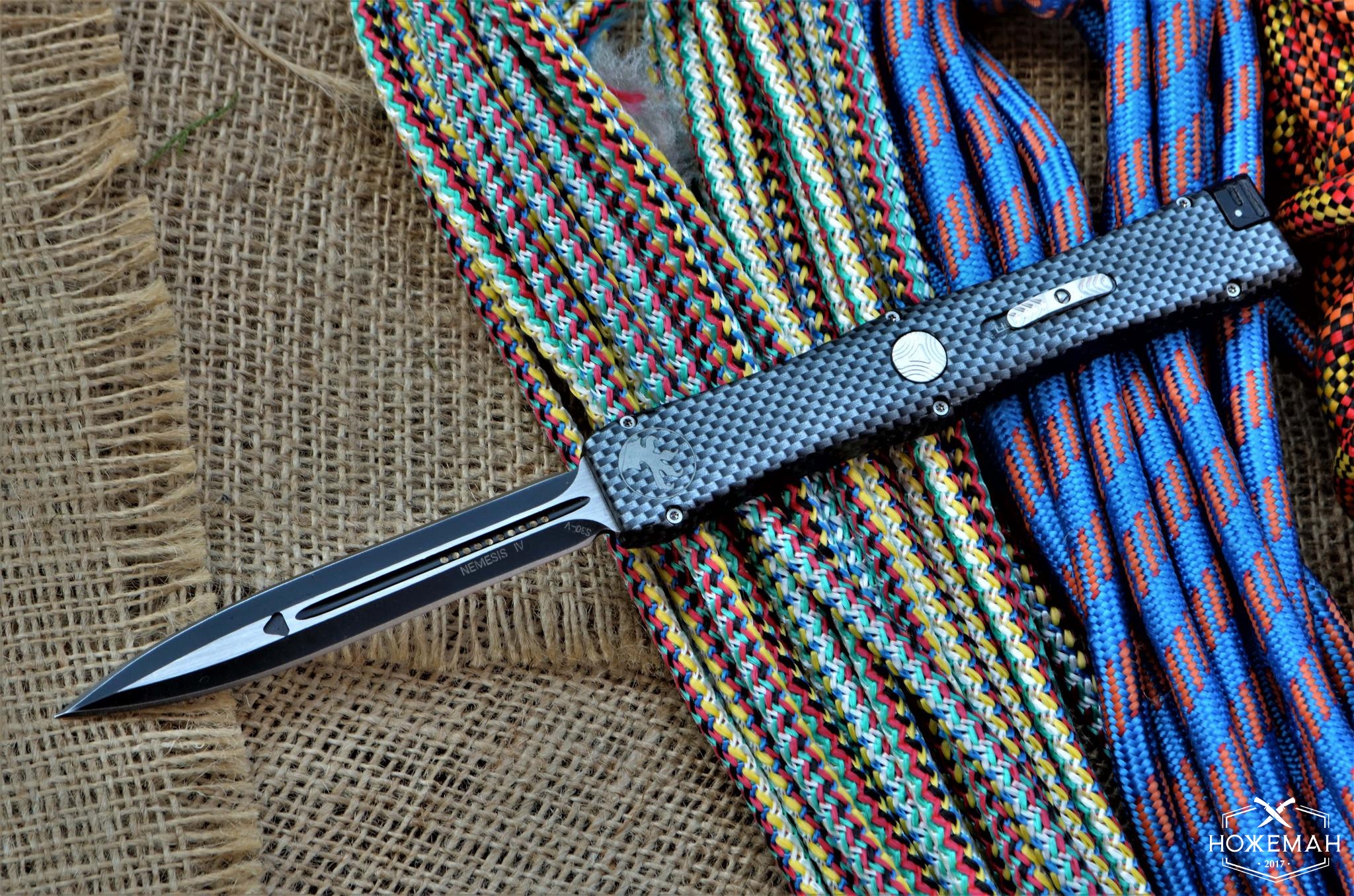 Автоматический нож Microtech Nemesis 4 купить в интернет магазине