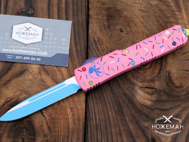 Microtech Exclusive Dessert Warrior Ultratech S/E OTF Donut Pink купить ...