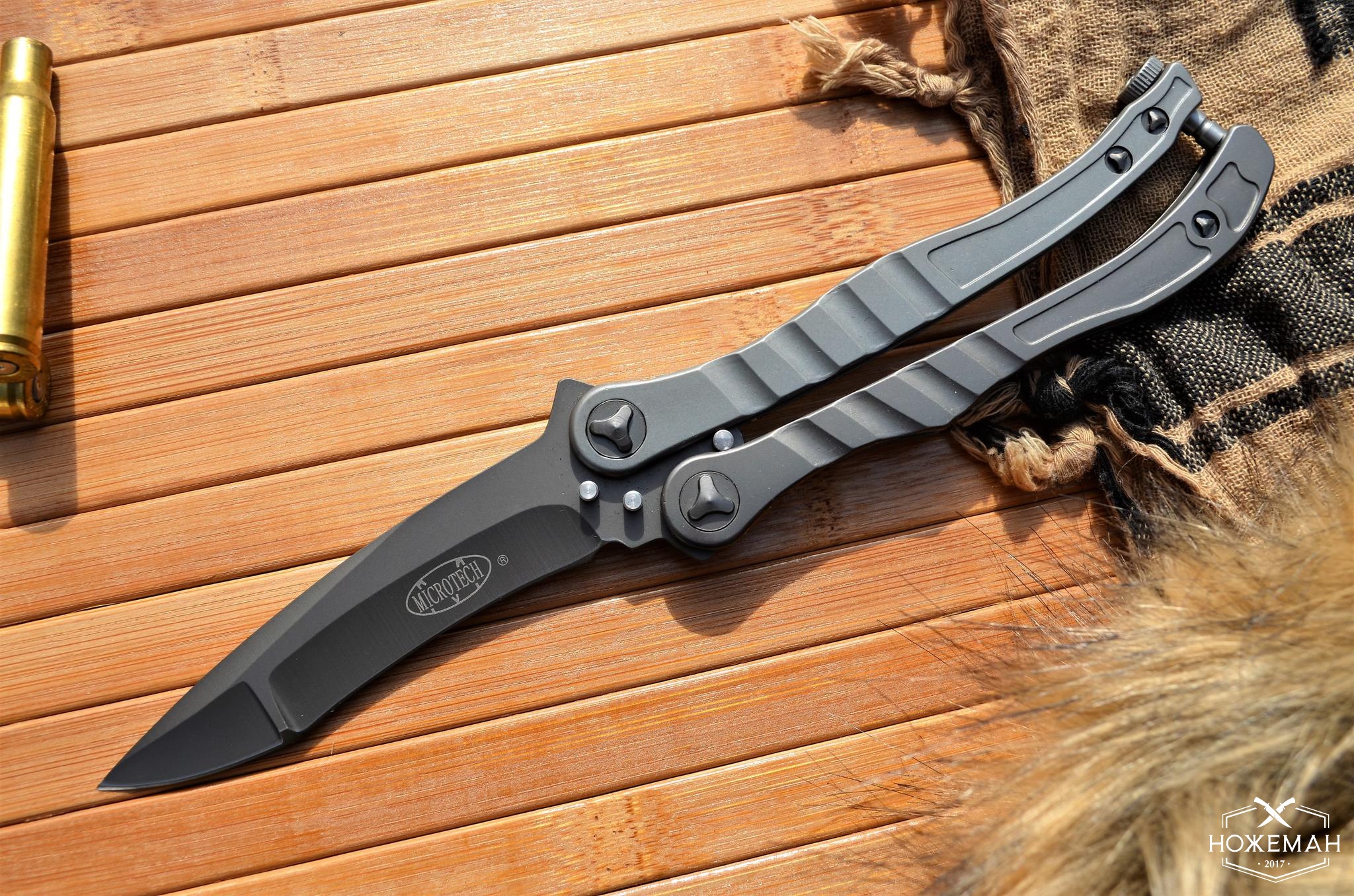 Нож бабочка Microtech Metalmark - купить реплику балисонга Microtech в ...