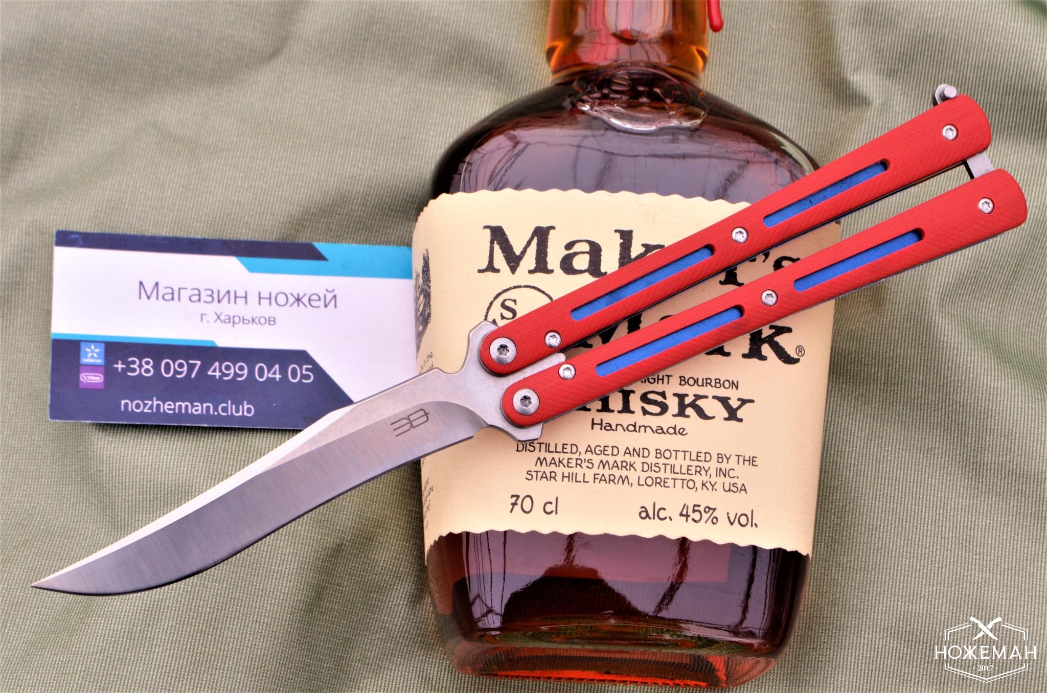 Нож бабочка на подшипниках ELB Mamba реплика купить в Украине - Nozheman