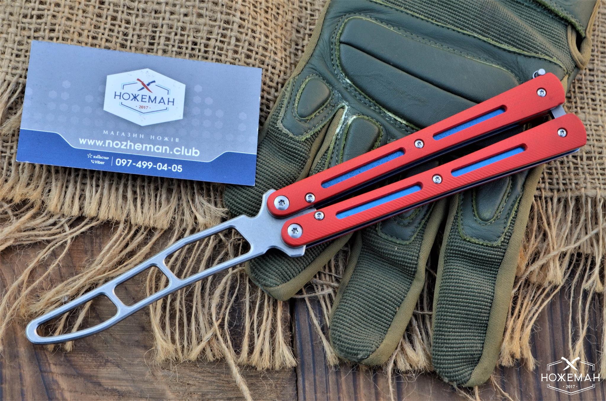 Нож бабочка тренировочный ELB Mamba на подшипниках купить в Украине ...