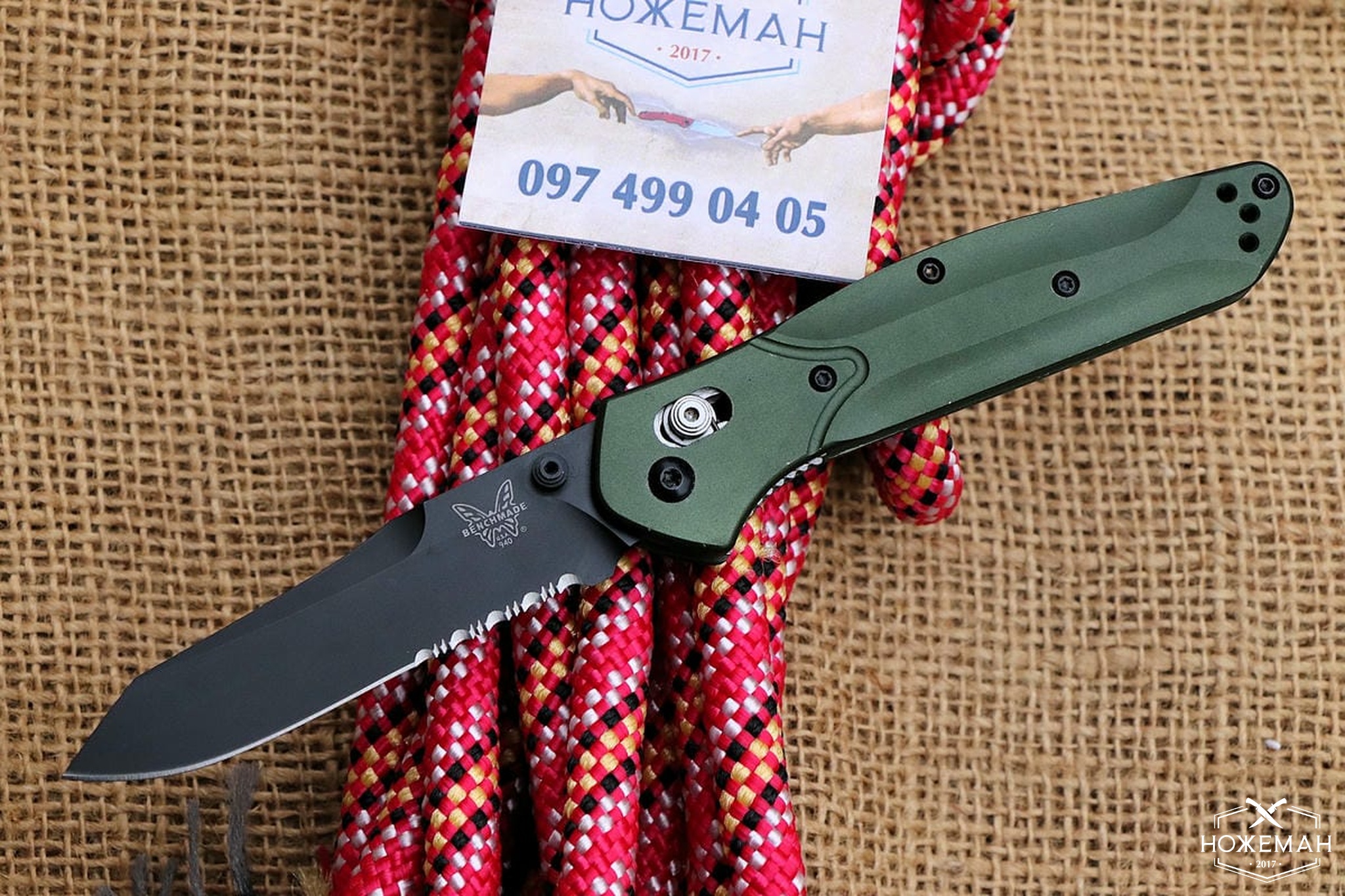 Нож Benchmade 940 Osborne Half Serrated купить в Украине, Киеве, Харькове.