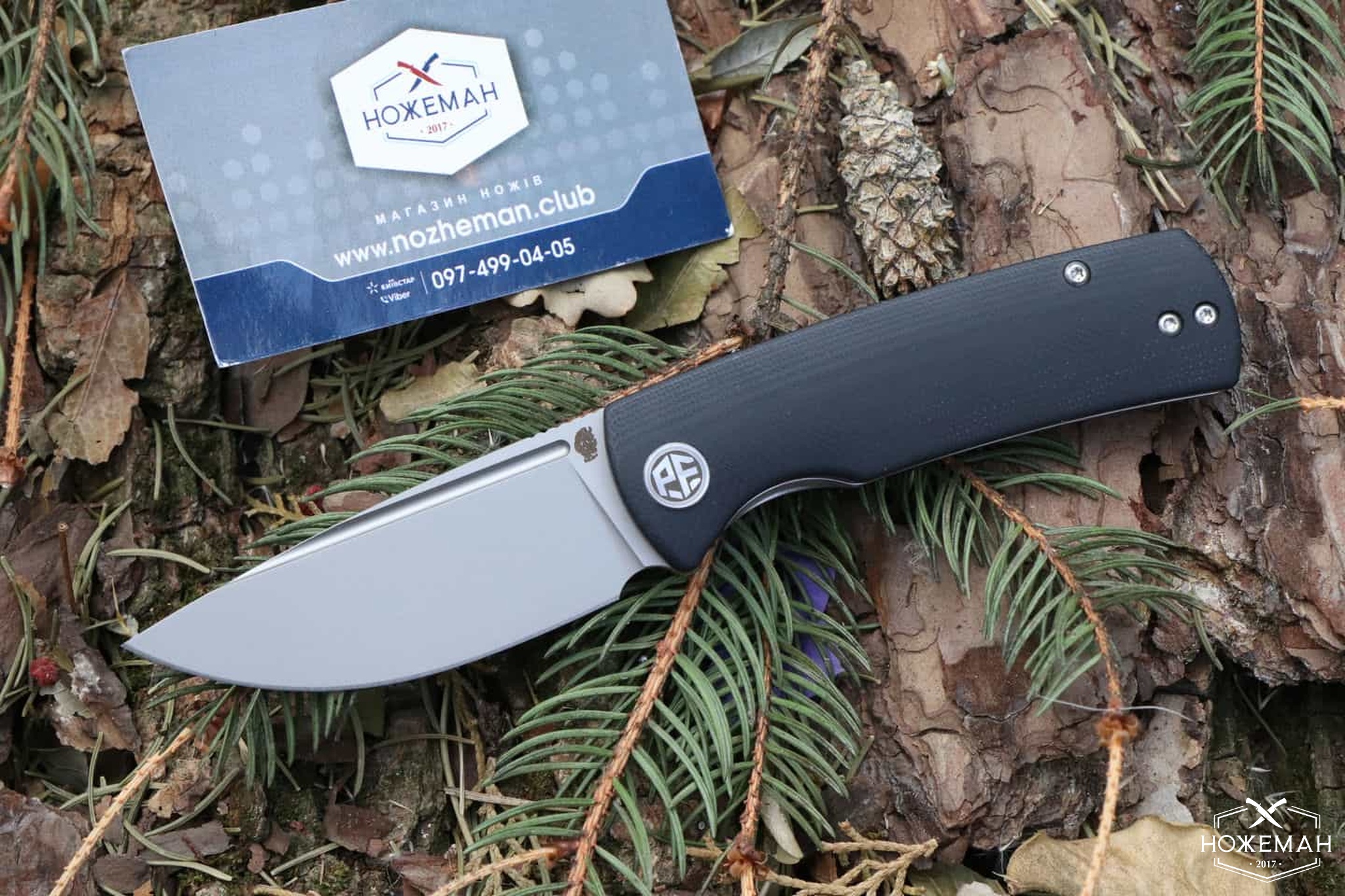 Нож Petrified Fish PFP01XDP Beluga mini купить в Украине, Киеве, Харькове.