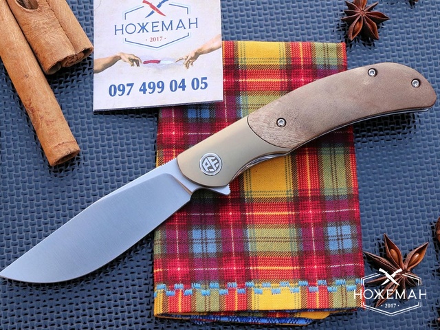 Нож Petrified Fish PFP09 Hourglass Gall Wood купить в Украине, Киеве ...