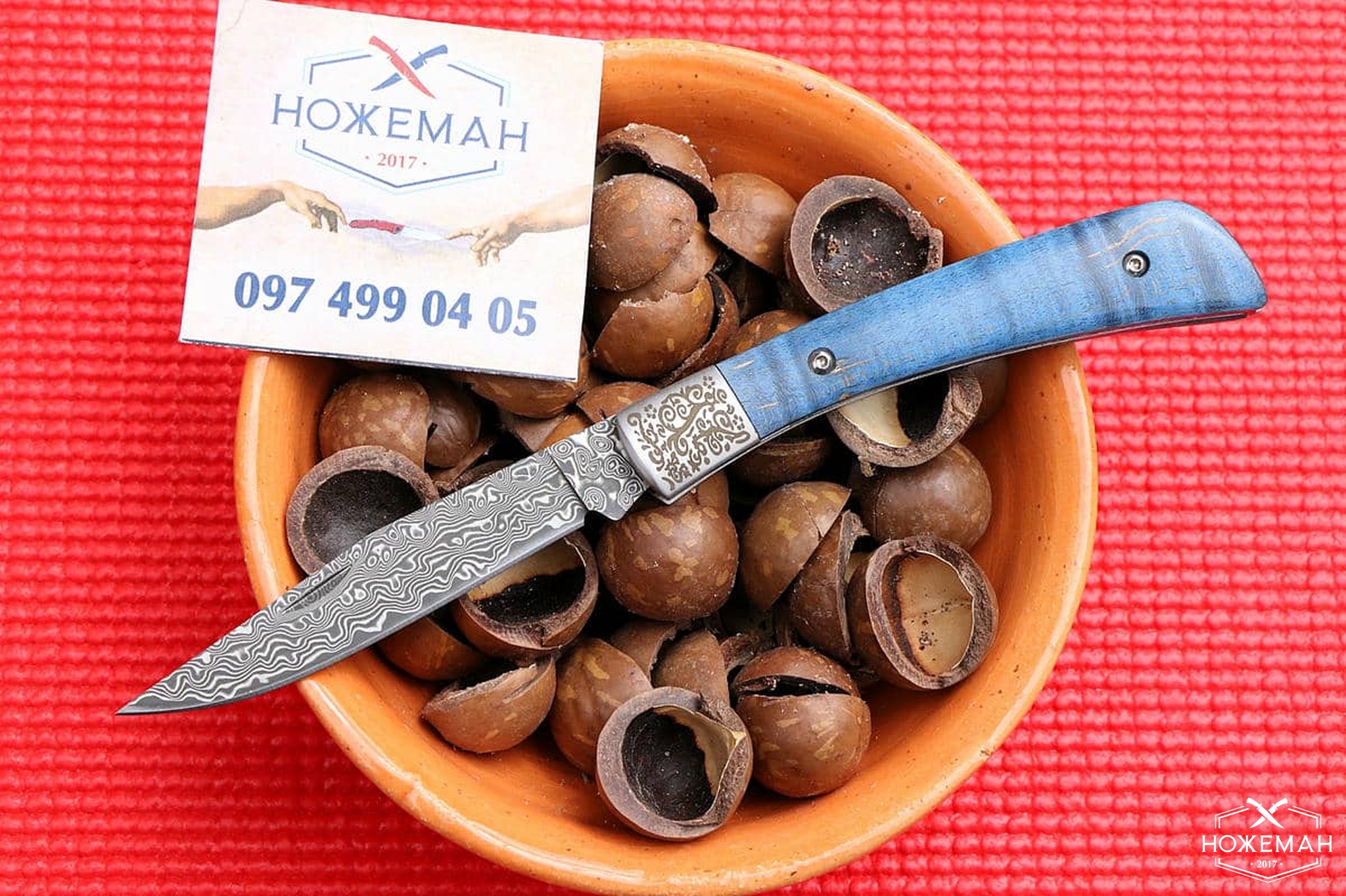 Нож Slim Blue Mahoe купить в Украине, Киеве, Харькове.