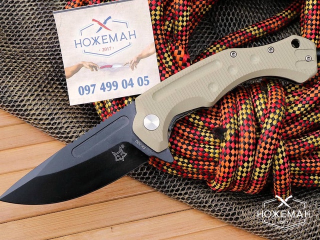 Складной нож Fox Knives Desert Fox FX-520 песочный купить в Украине ...